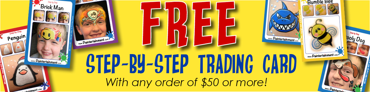 Free step by step card – Paintertainment